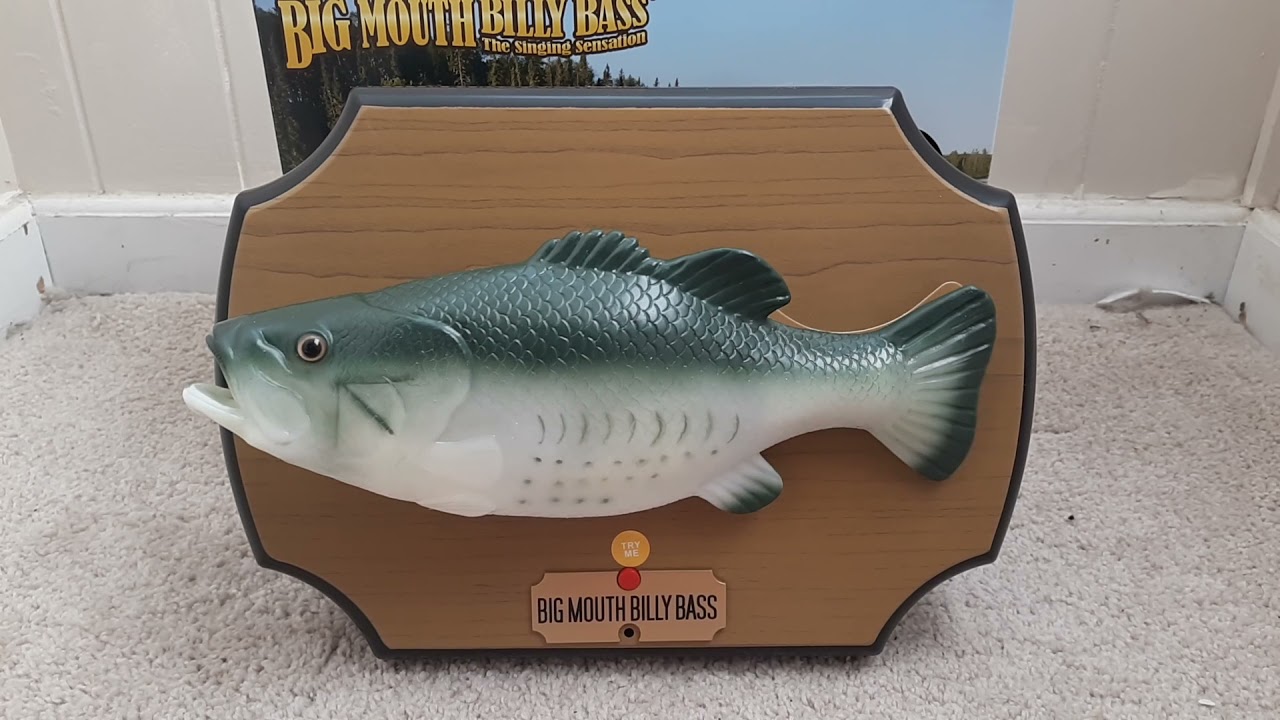 NEW FOR 2021 Big Mouth Billy Bass singing fish - YouTube