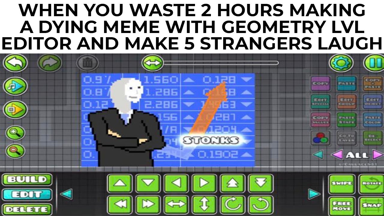 GEOMETRY DASH MEMES 5 - YouTube
