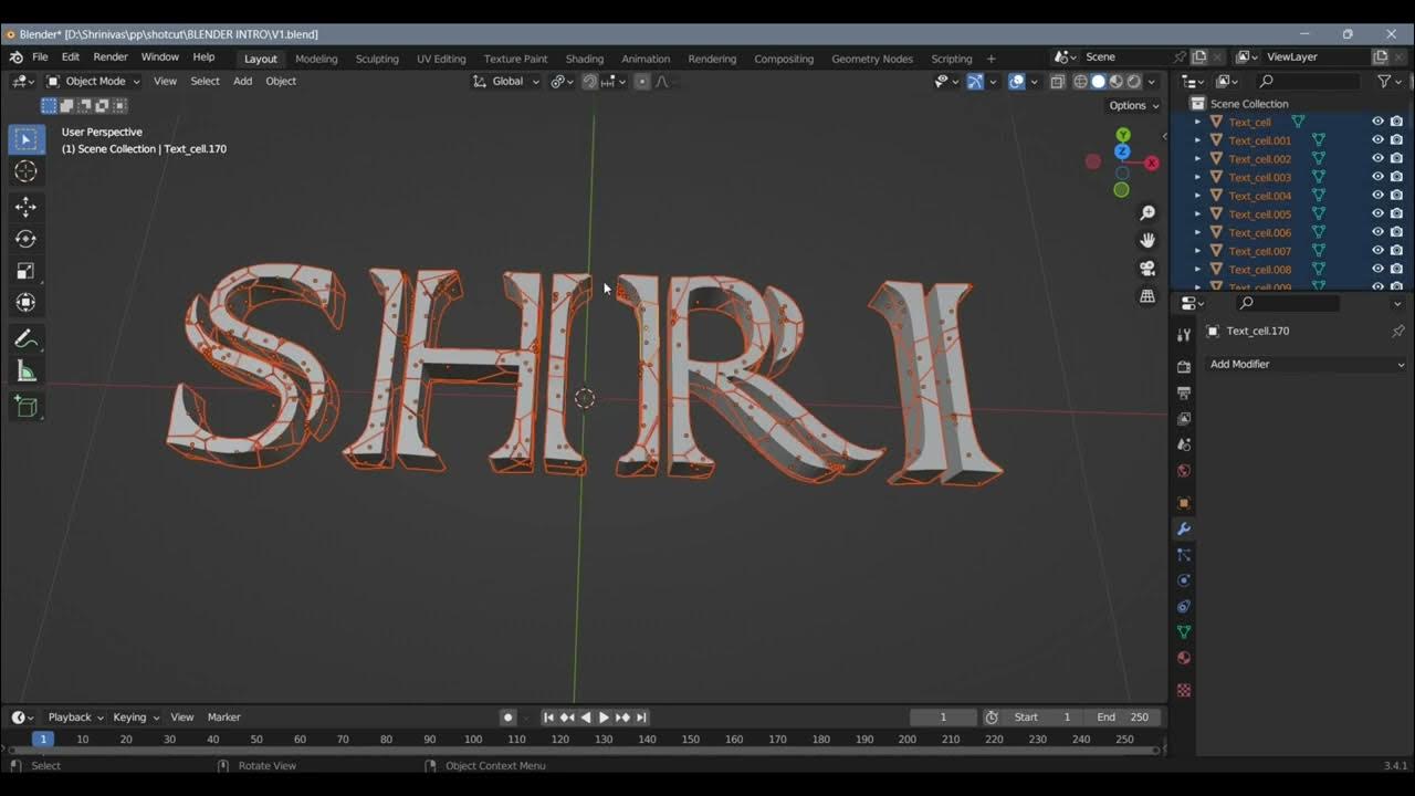how to do Cell Fracture in Blender part 2? Into using Blender - YouTube