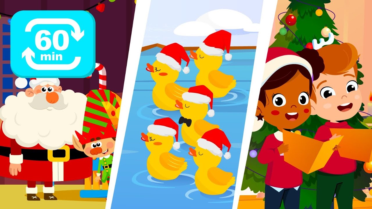 Jingle Bells & More 🔔 | 60 minutes of Christmas joy | Merry Christmas ...