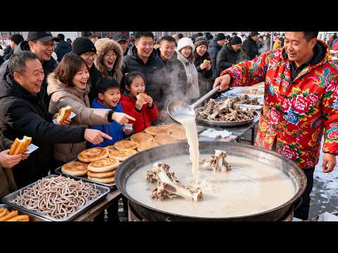 Asia’s Largest Morning Market 🇨🇳 1.2 km of Street Food in Jinzhou, Liaoning