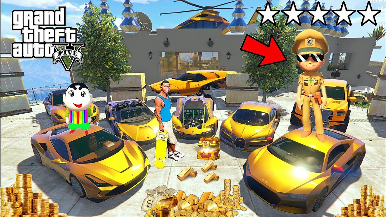 FRANKLIN KICK ANYTHING BECOME GOLD || EVERYTHING IS FREE IN GTA 5 - YouTube