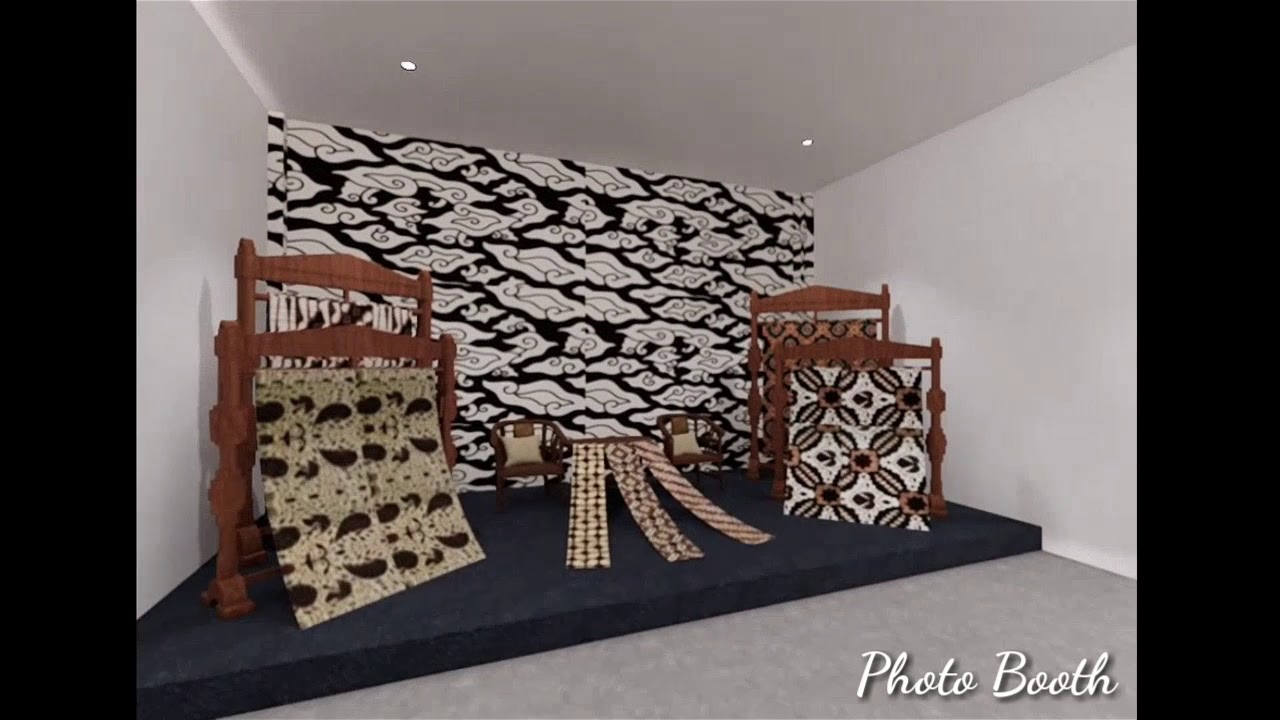 PERANNCANGAN DESAIN INTERIOR GALERI BATIK INDONESIA - TUGAS AKHIR | 3D ...