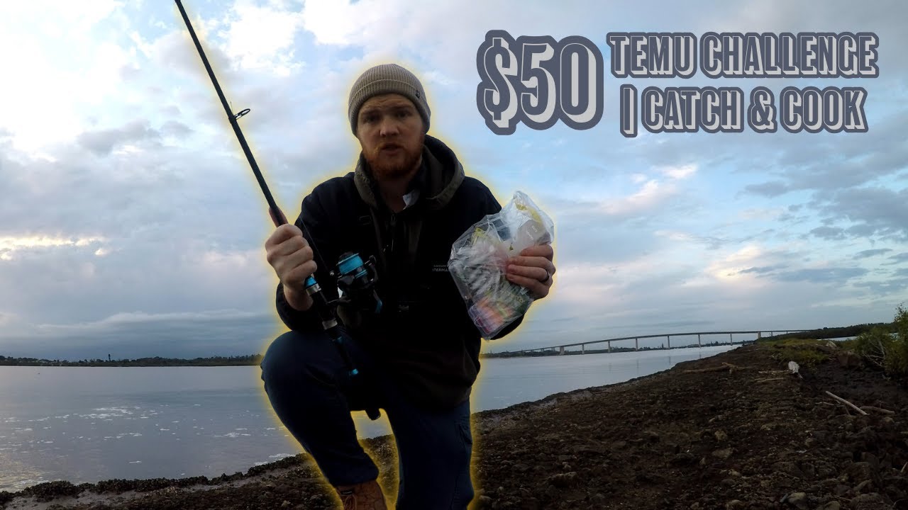 $50 TEMU CHALLENGE | CATCH & COOK - YouTube