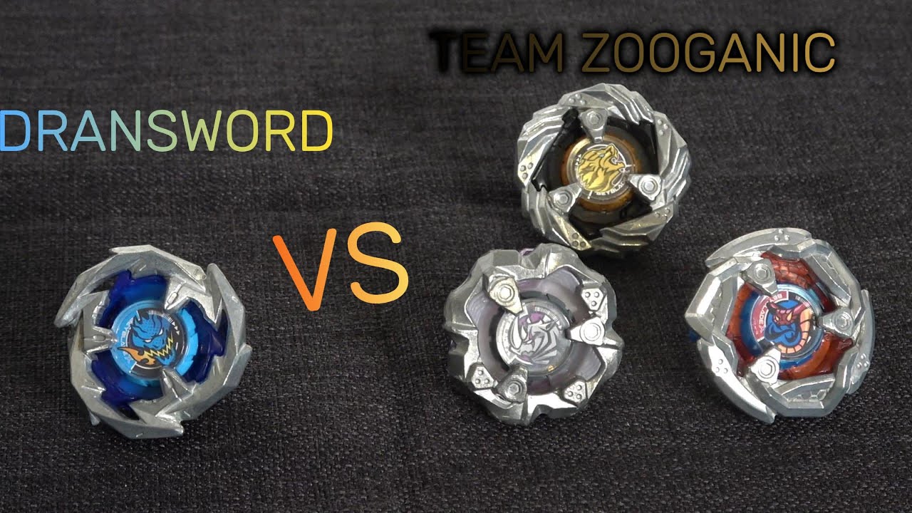 Beyblade X DranSword VS TEAM ZOOGANIC - YouTube