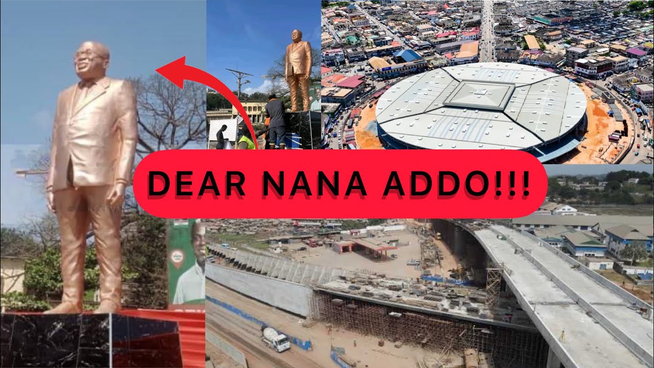 Nana Addo mounts a statue of himself to honor his time in office at ...