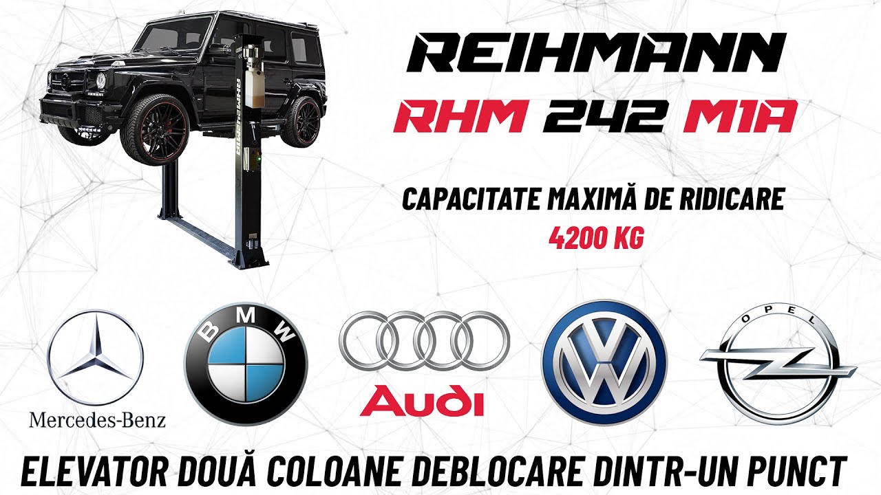 REIHMANN elevator auto 2 coloane RHM 242M1A - YouTube