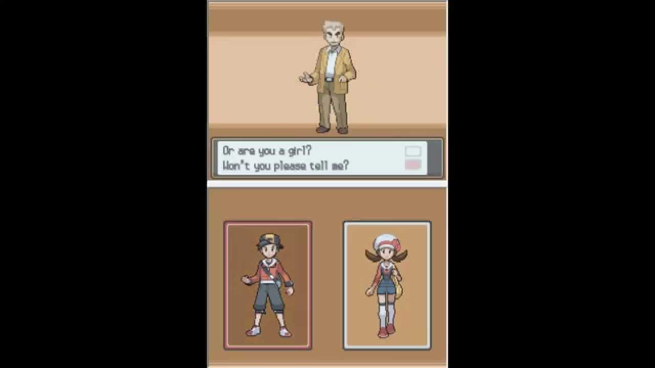 Pokémon Heartgold - Meeting Professor Oak - YouTube