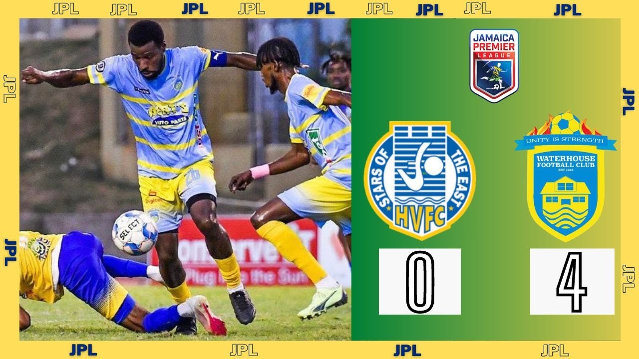 (HIGHLIGHT & GOALS) HARBOR VIEW FC 0-4 WATERHOUSE FC | JAMAICA PREMIER ...