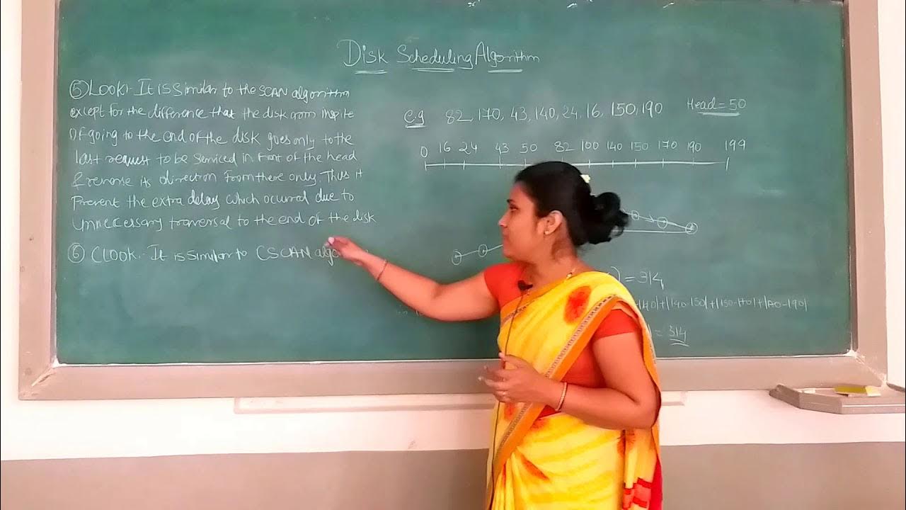 Look and C-Look Disk Scheduling Algorithm with Solved Example|Operating ...