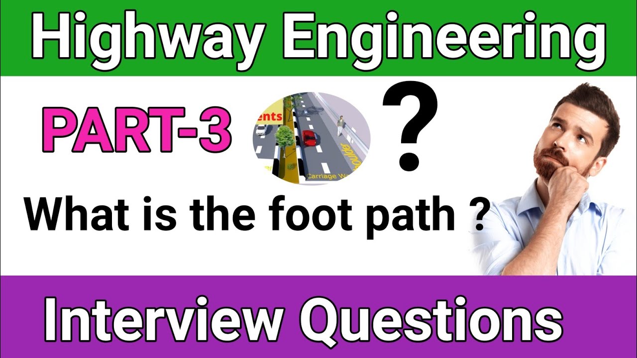 Highway Engineering Interviews Questions part-3 | basic knowledge for civil Engineers - YouTube