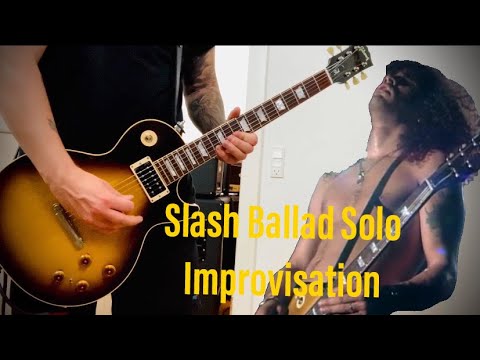 Slash Ballad Solo Improvisation (NEW GUITAR!) - YouTube