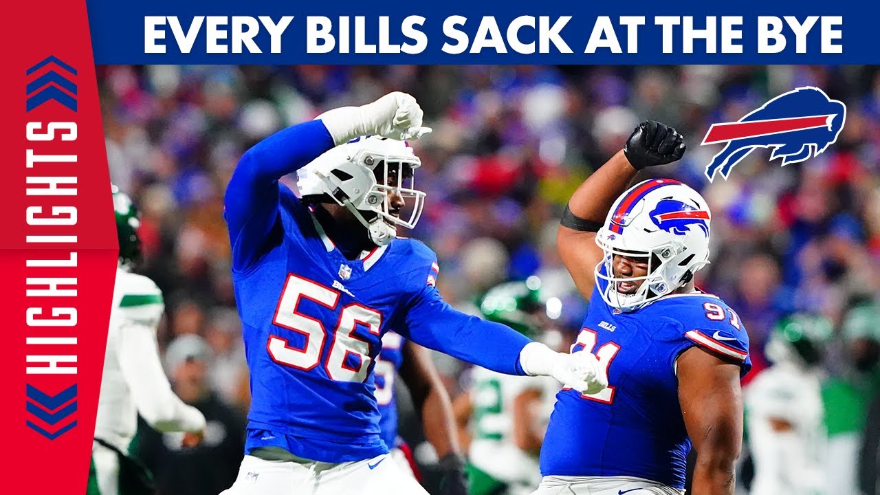 Every Buffalo Bills Sack At The Bye! | 2023 NFL Regular Season - YouTube