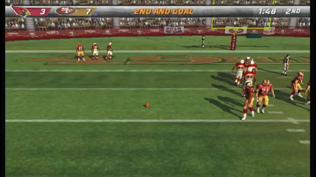 Madden NFL 08 (PS2) cardinals vs 49ers (CPU vs CPU) - YouTube