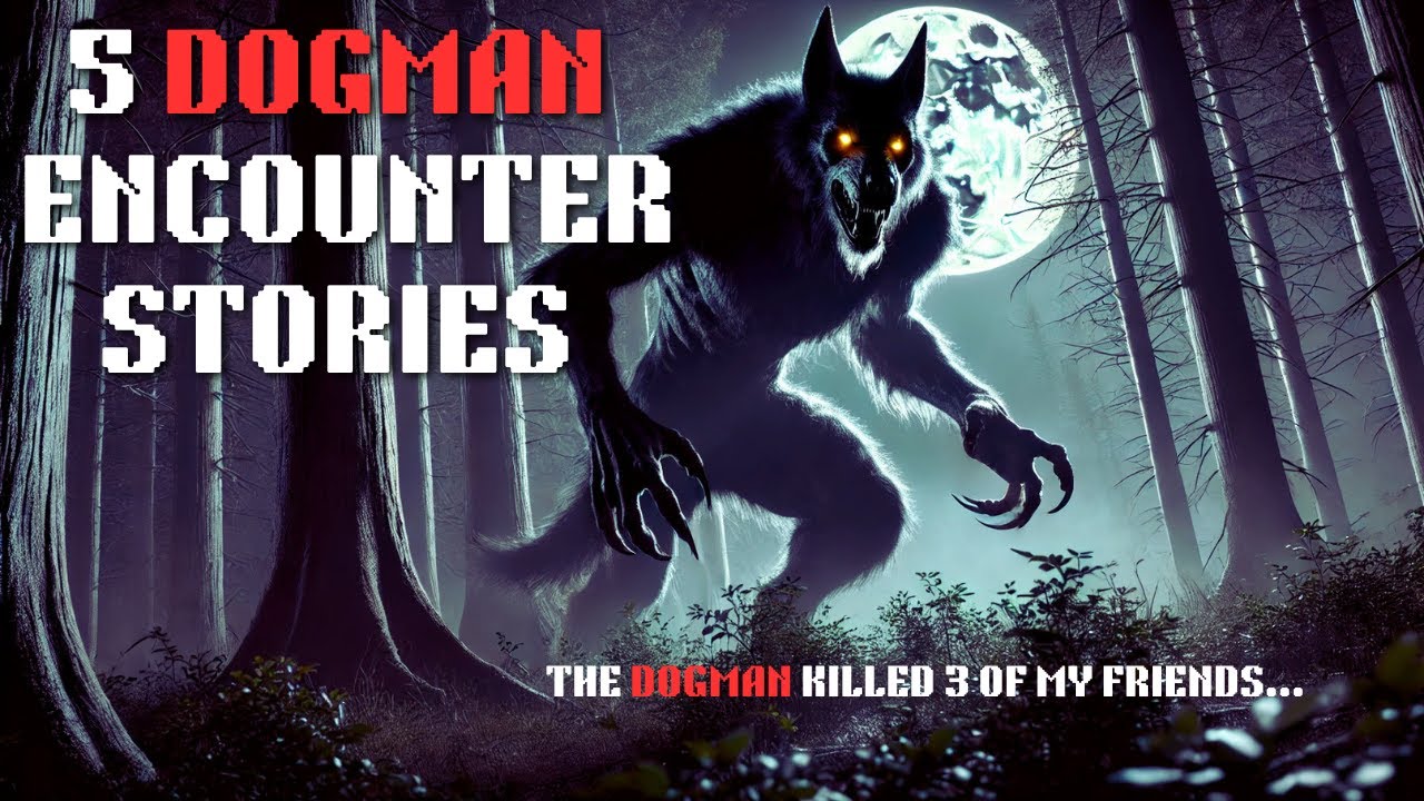 Terrifying DOGMAN Jumped Onto My Truck! 5 TRUE Scary Dogman Encounters ...