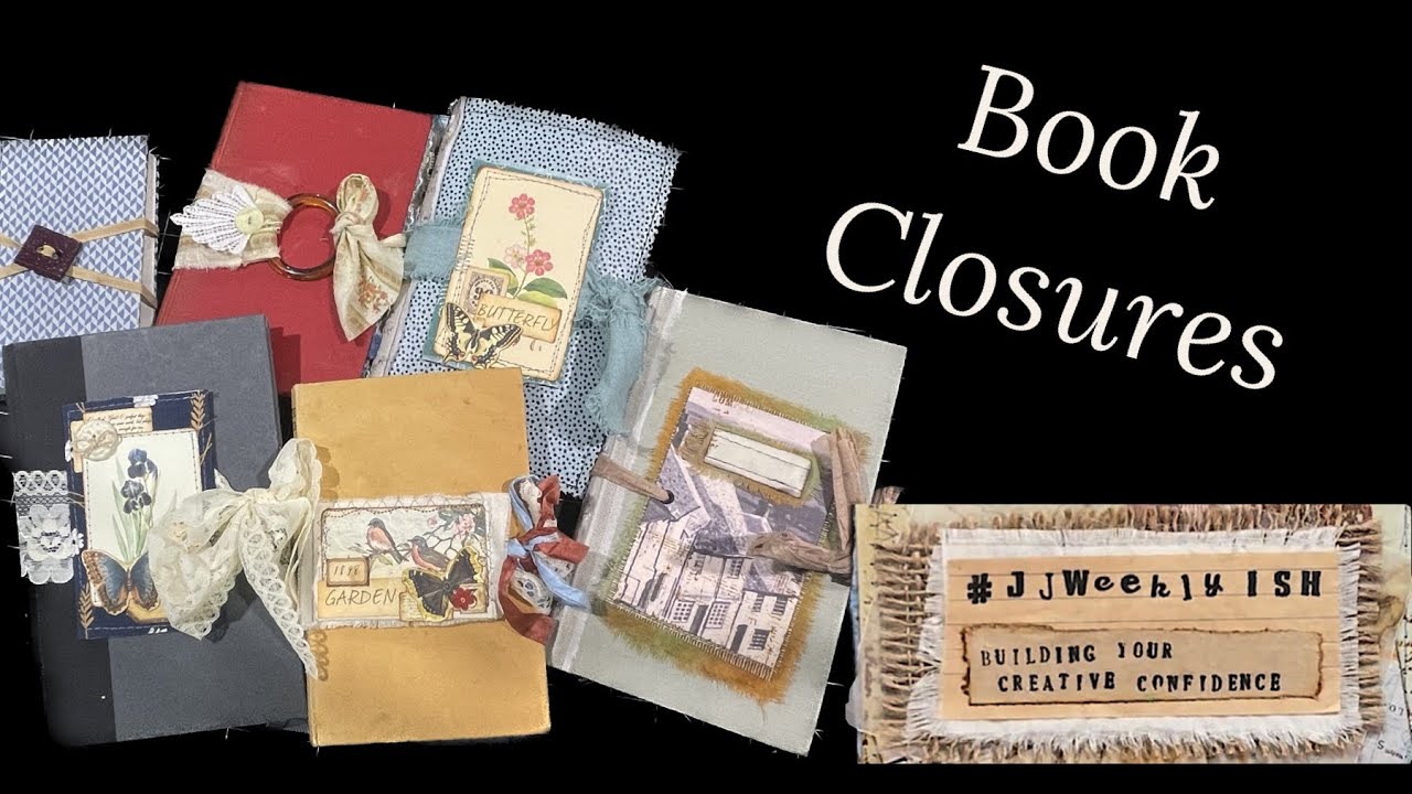 Junk Journal Book Closures #JJWeeklyISH - YouTube