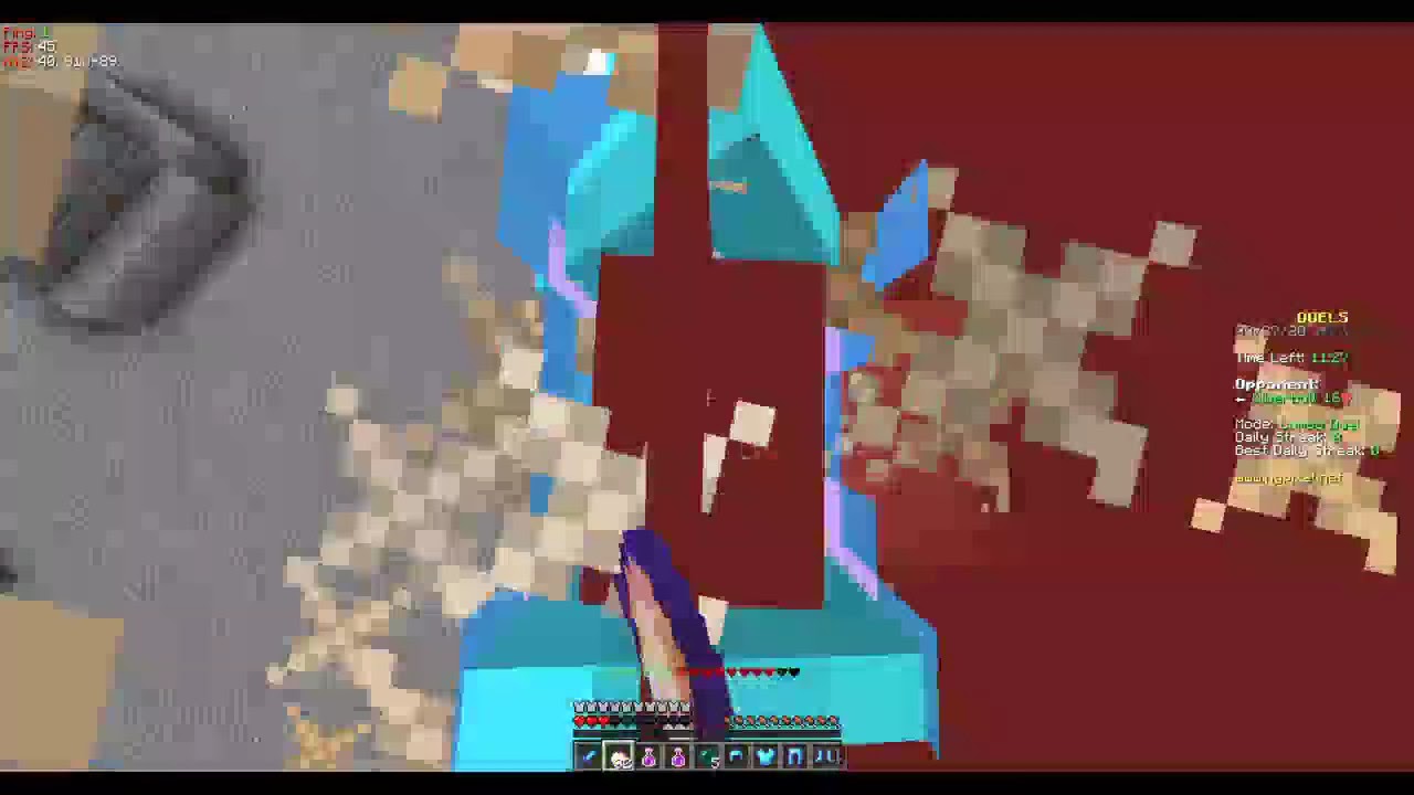 flying in hypixel combo duels - YouTube