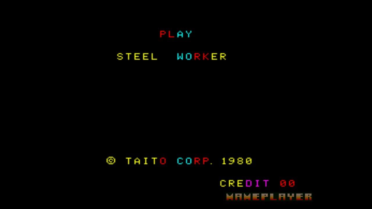 Steel Worker 1980 Taito Mame Retro Arcade Games - YouTube