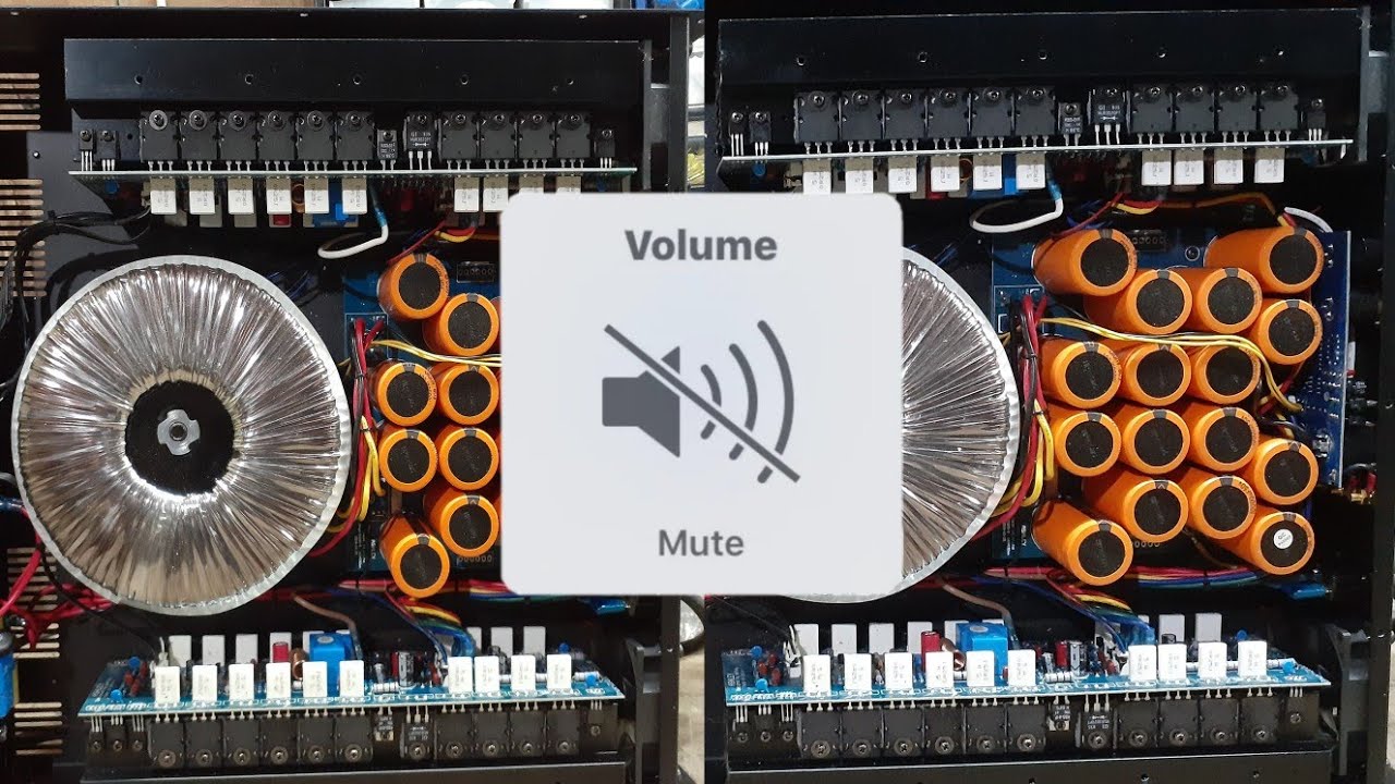 ONYX 21000 power amplifier class G restore protection - YouTube