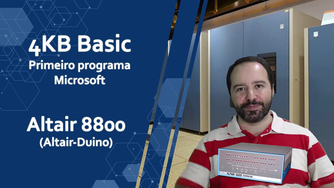 4KB Basic no Altair 8800 (primeiro software microsoft) - YouTube