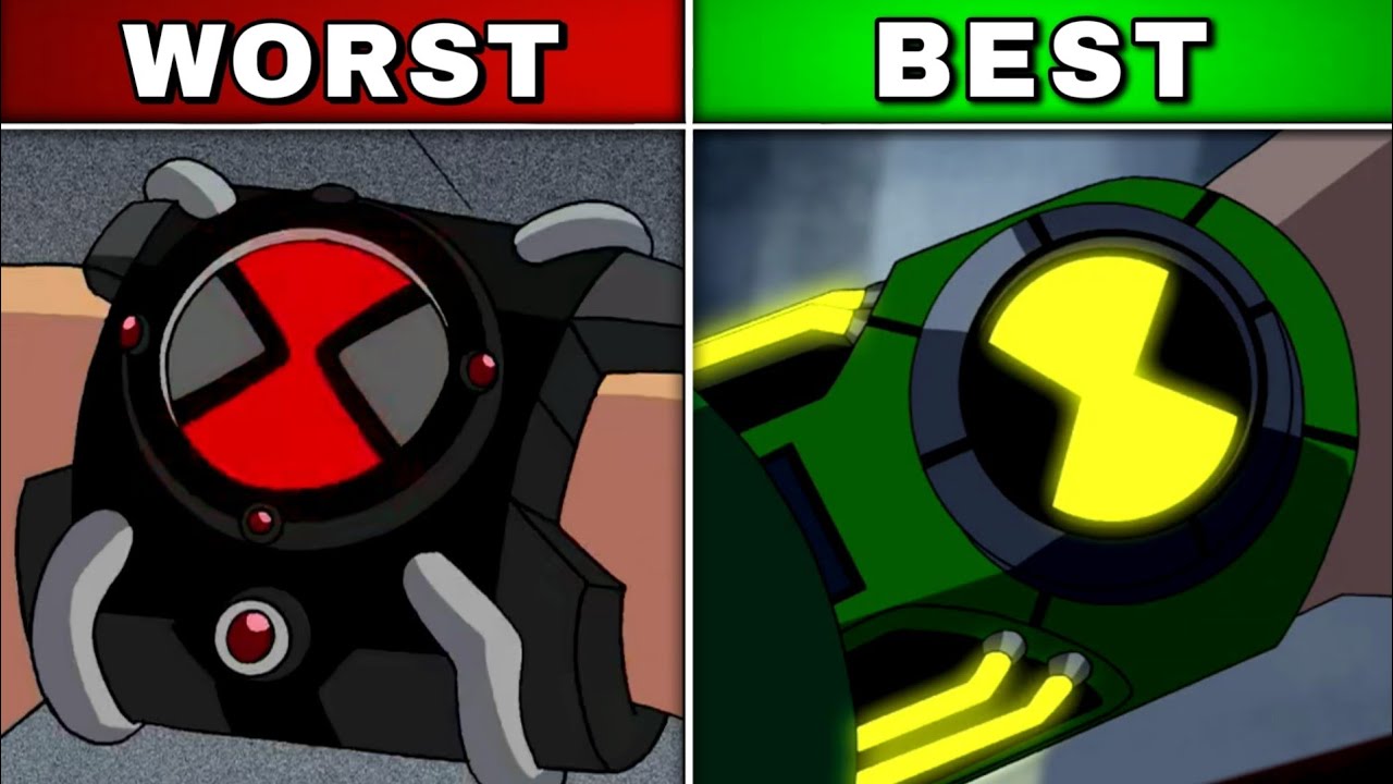Ranking Every Omnitrix - WORST to BEST // Fan 10k - YouTube