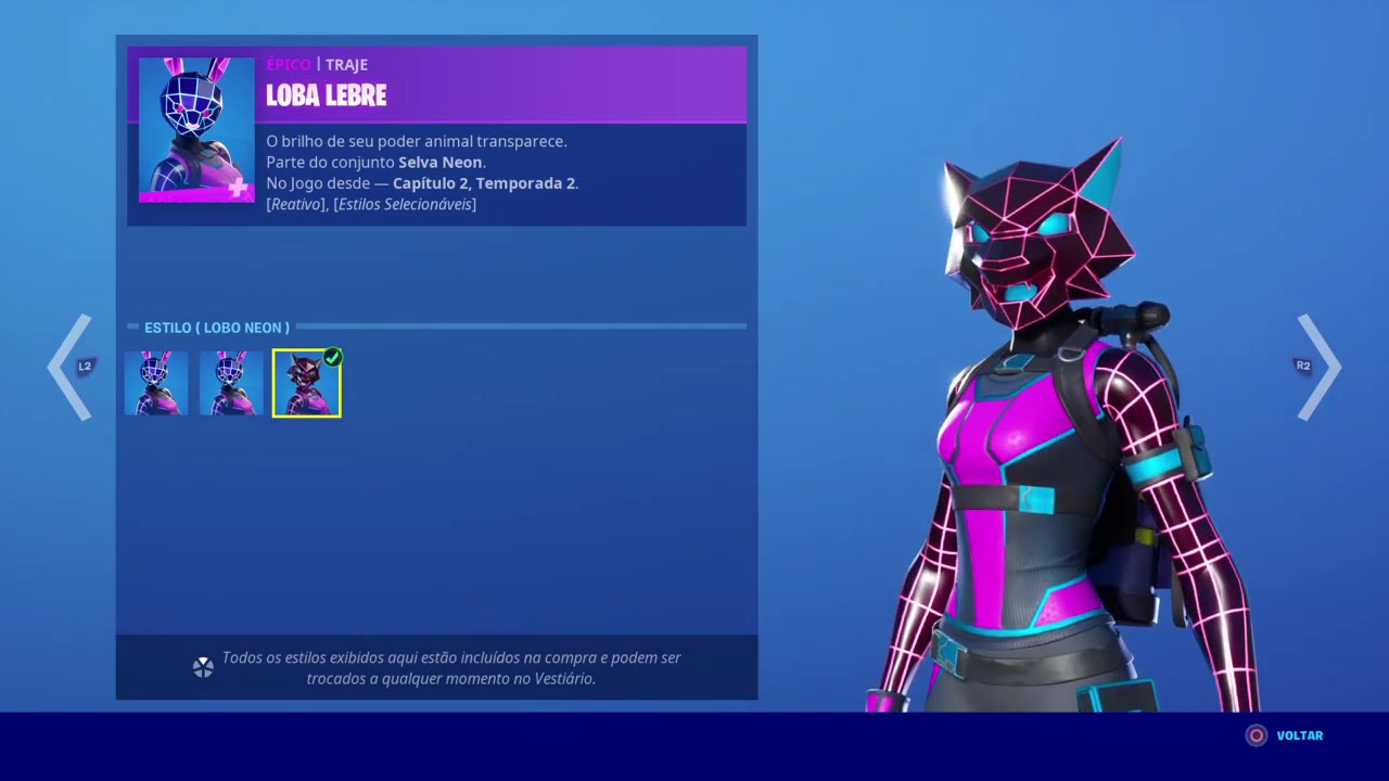 LOBA LEBRE FORTNITE - YouTube