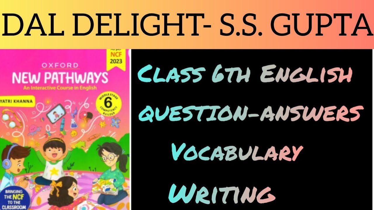 6th English# Dal delight question answers# Vocabulary# Article - YouTube