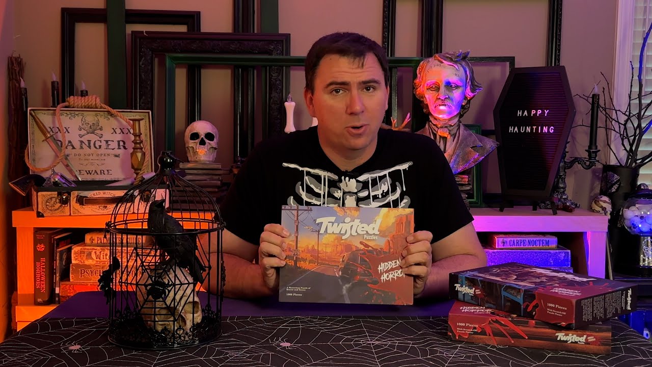 Twisted Hidden Horror Puzzle - Road Trip - Assembly and Review - YouTube