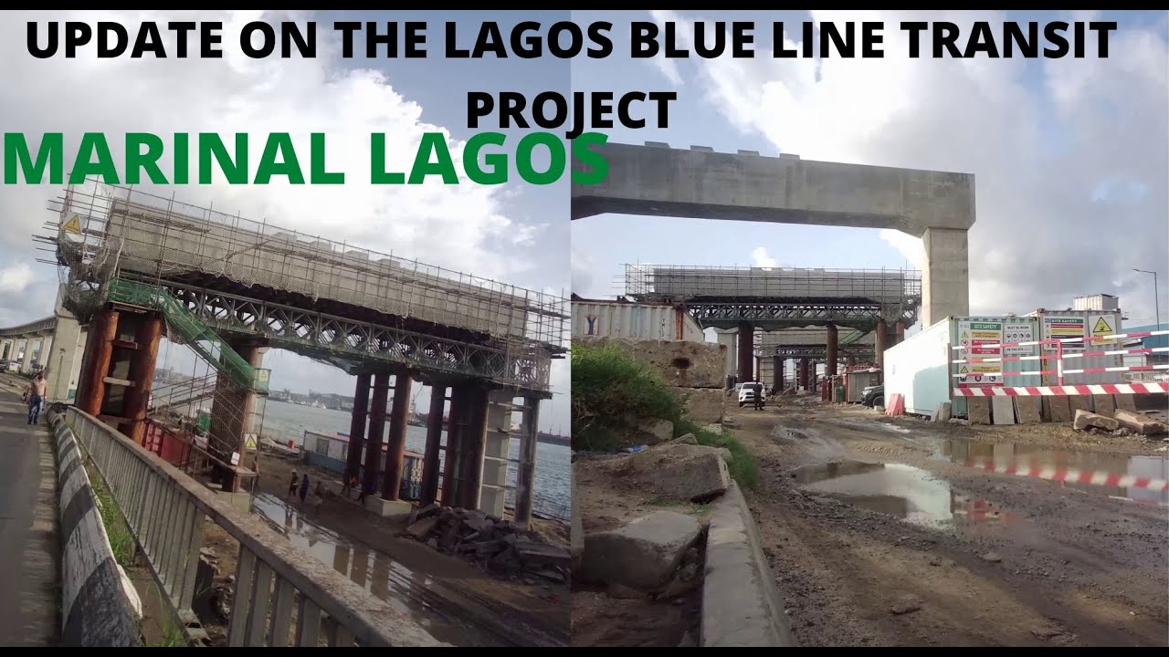 UPDATE ON THE LAGOS BLUE LINE TRANSIT TRAIN STATION. MARINA LAGOS STATE ...