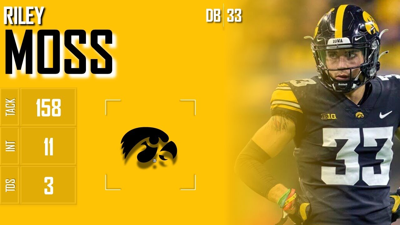 Riley Moss | 𝟛𝟛 | Iowa Hawkeyes DB - YouTube