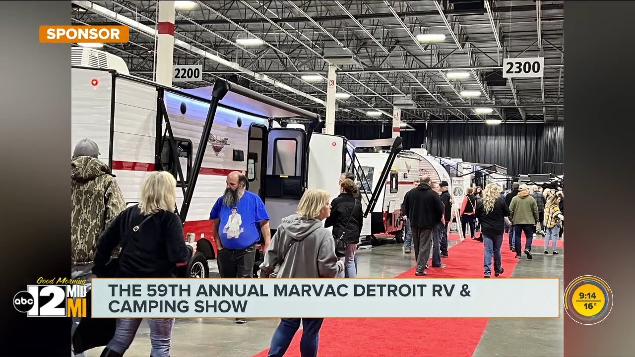 MARVAC 59th Annual Detroit RV & Camping Show - YouTube