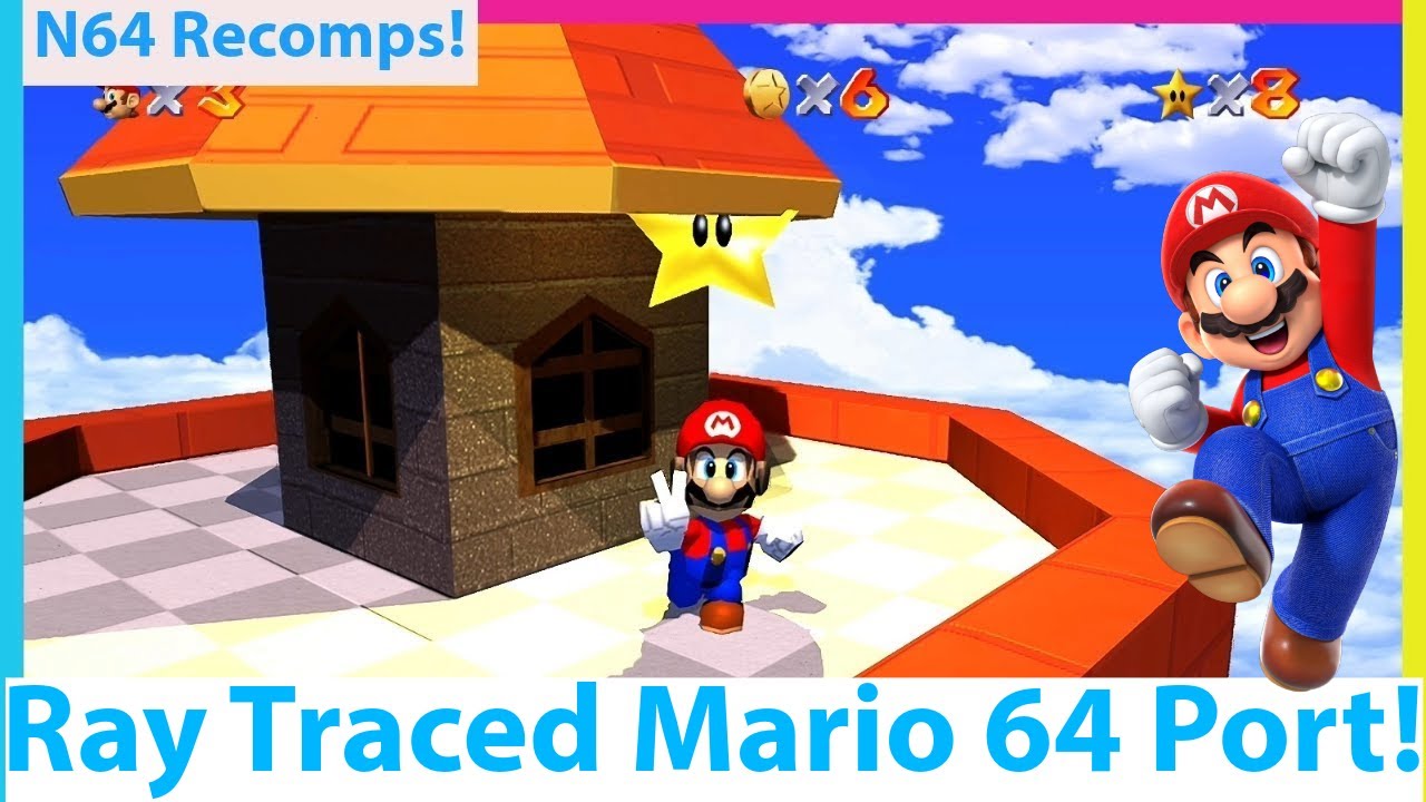 Super Mario 64 PC Port with Ray Tracing Because Why Not! - YouTube