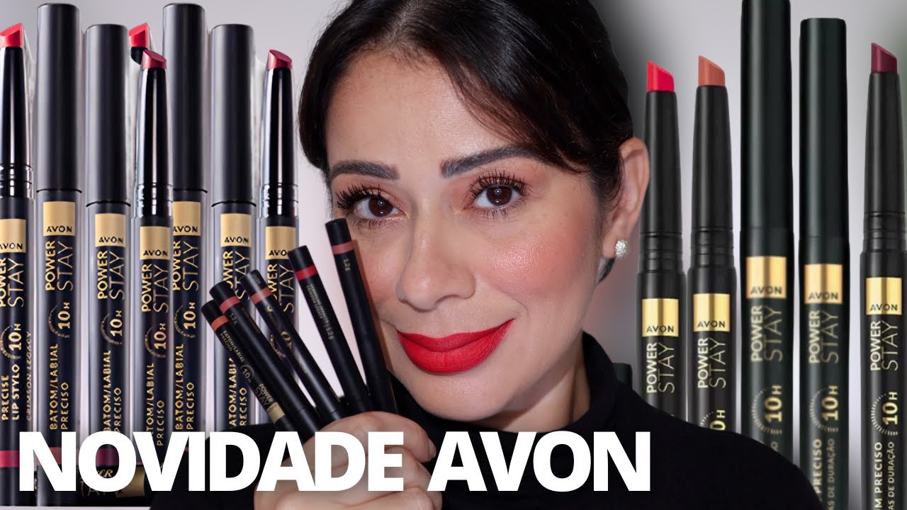 Testando Novidade Avon | Batom Preciso Power Stay - YouTube