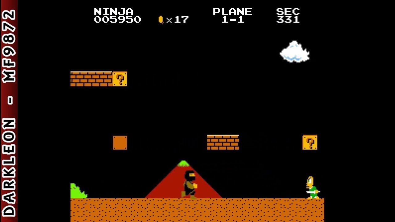 NES - Super Ninja Bros - [SMB1 Hack] - YouTube
