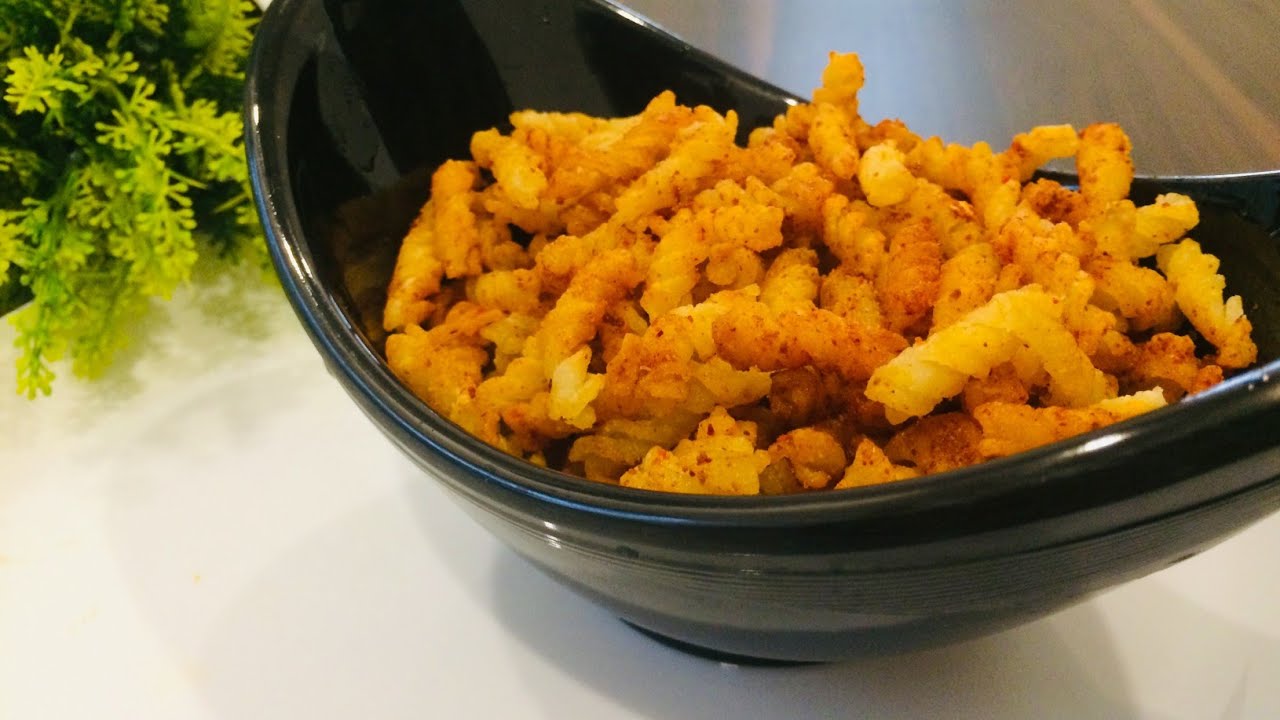 Crispy macaroni /kurukuru/easy evening snack - YouTube