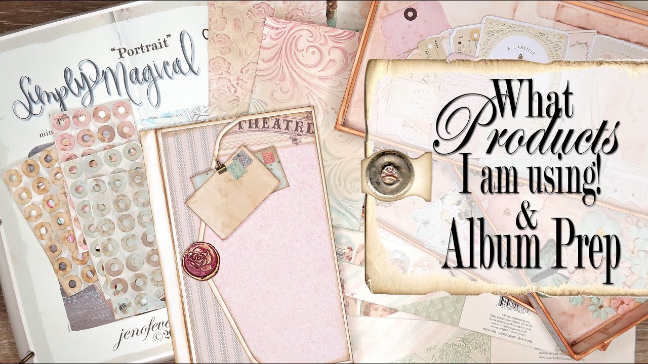 What Products I am Using & Album Prep - YouTube