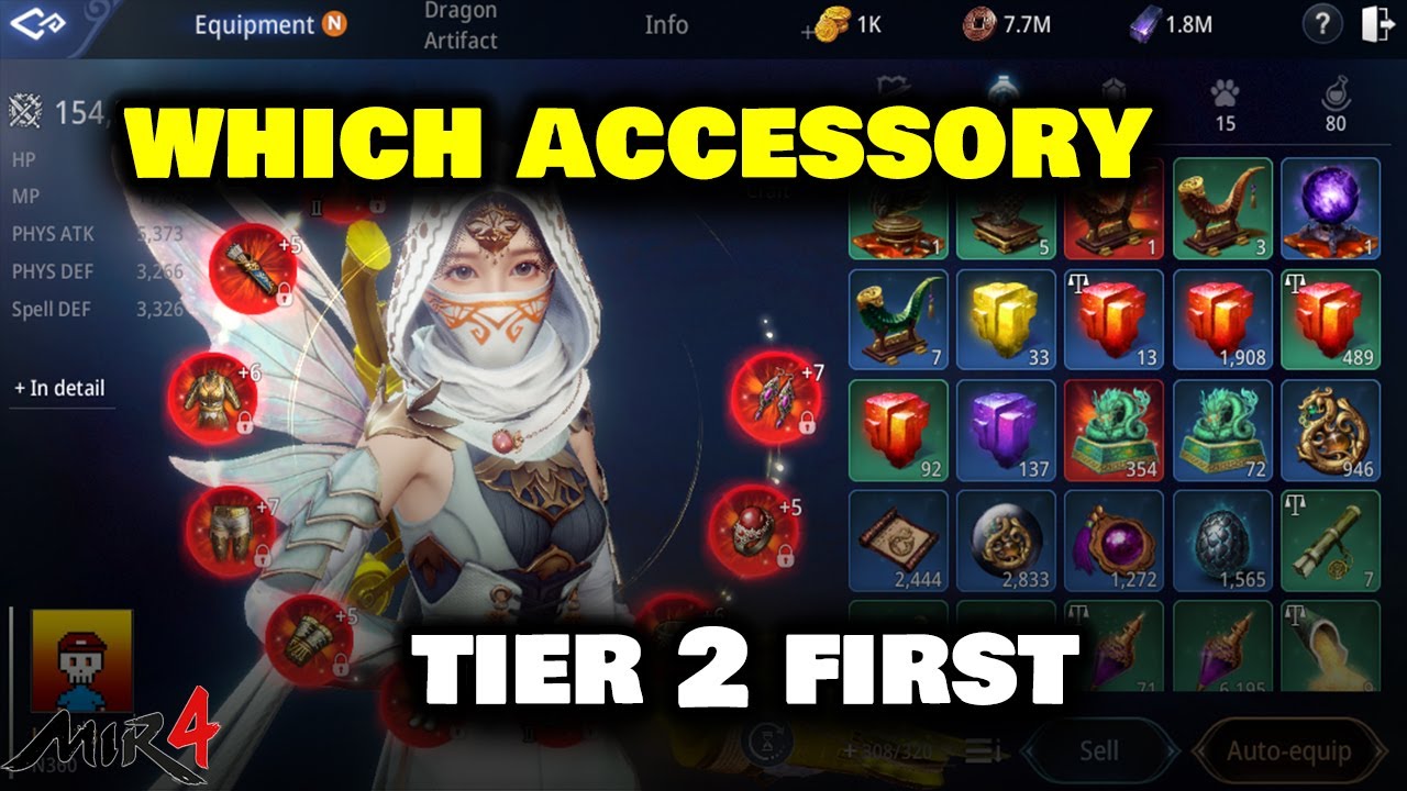 1st Epic Accessory to Tier 2 - MIR4 (Tagalog) - YouTube