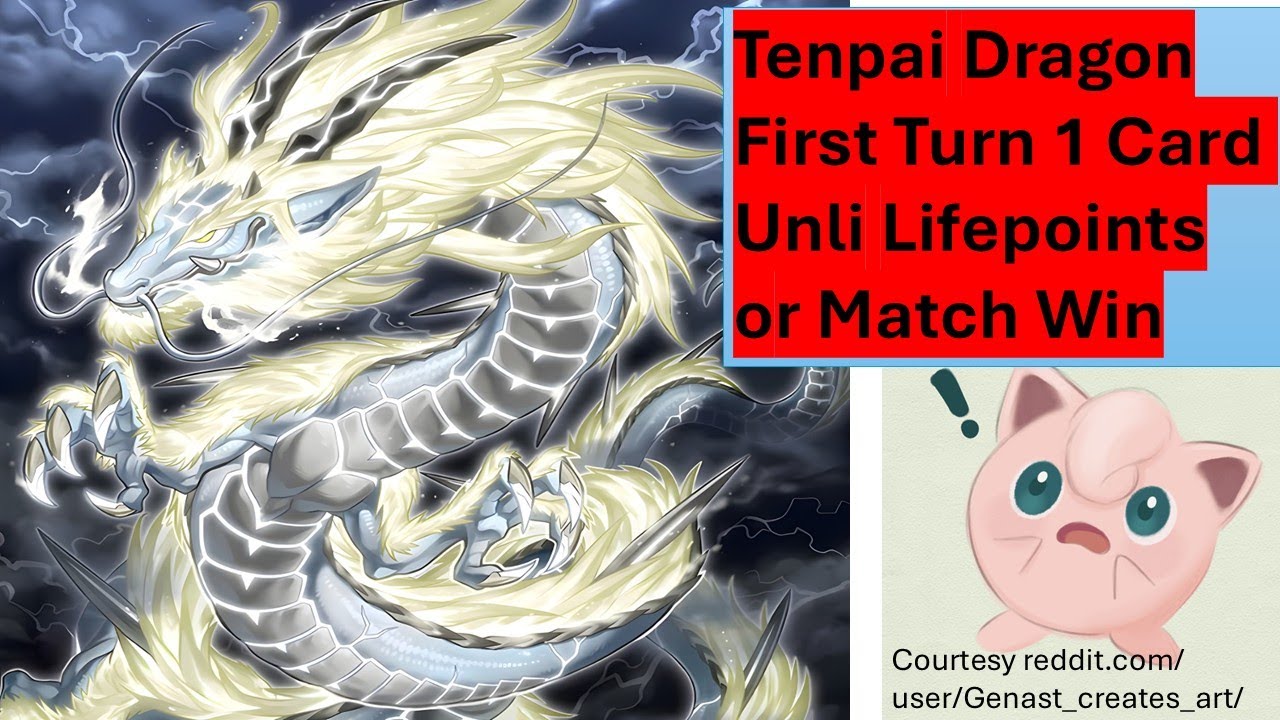 🐉 Yu-Gi-Oh! Tenpai Dragon First Turn 1 Card Combo for Infinite ...