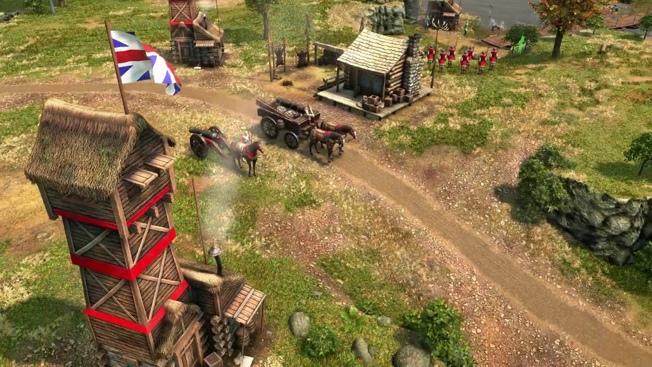 Aoe3 De 5 Saratoga Fire And Shadow Youtube