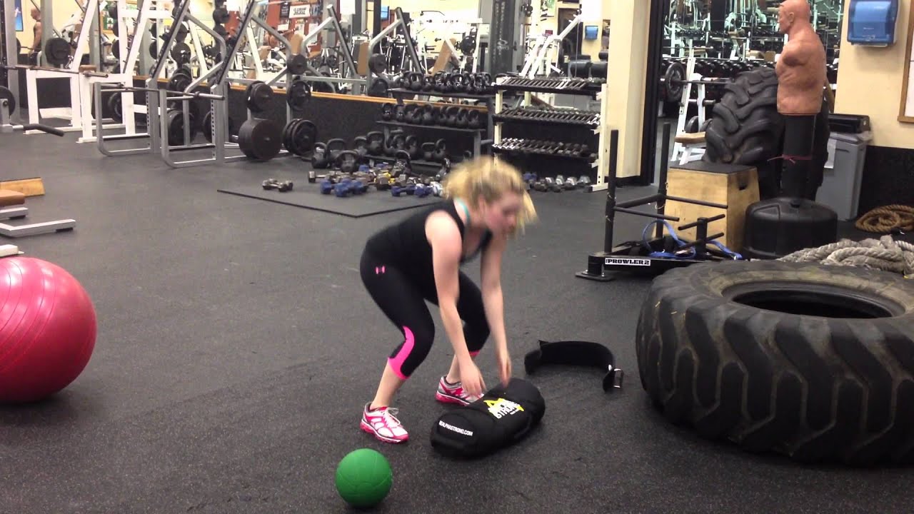Team FitNasty: Sandbag Slams - YouTube