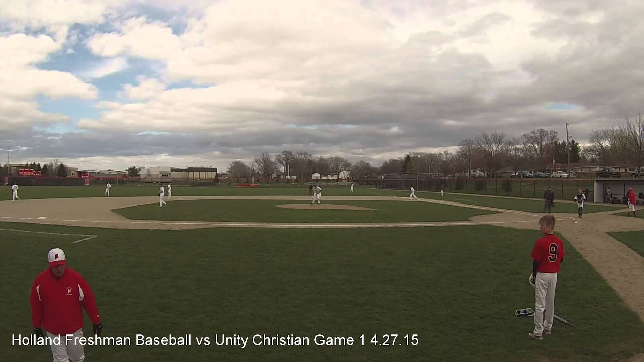 Holland Freshman Baseball vs Unity Christian Game 1 4.27.15 - YouTube
