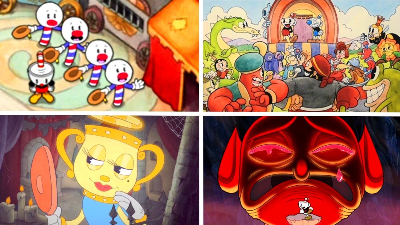 All Cuphead Happiest And Funniest Enjoyable Moments - YouTube