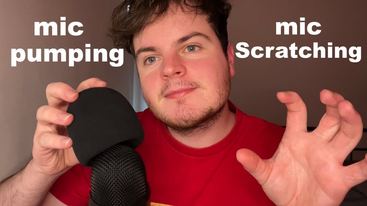 ASMR Fast & Aggressive Mic Pumping, Mic Scratching with Mic Cover - YouTube