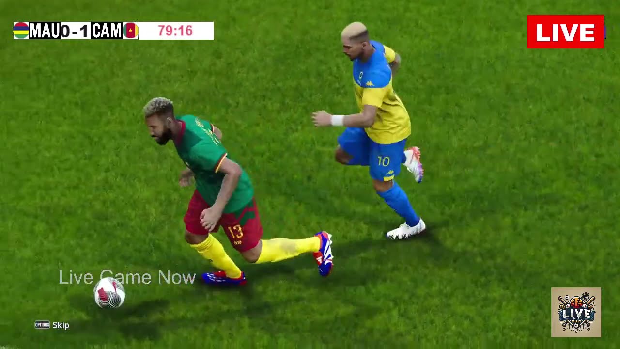 LIVE : Mauritius vs Cameroon Fifa World Cup Africa 2025 Live Match ...