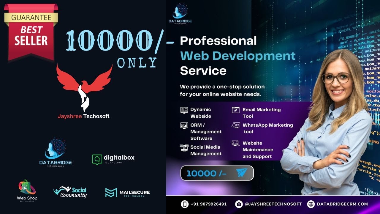 DATA BRIDGE / DATA BRIDGE CRM / JAYSHREE TECHNOSOFT / COMPLETE SOLUTION OF IT - YouTube