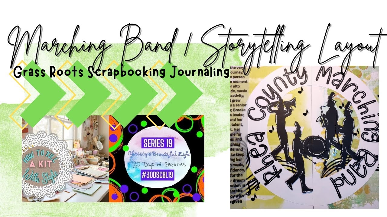 Marching Band Layout Day 2 #30dscbl19 #h2kakws - YouTube