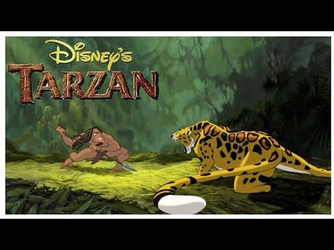 Disney's Tarzan Nintendo 64 Gameplay Hard Walkthrough Part 6 - Sabor Attack!