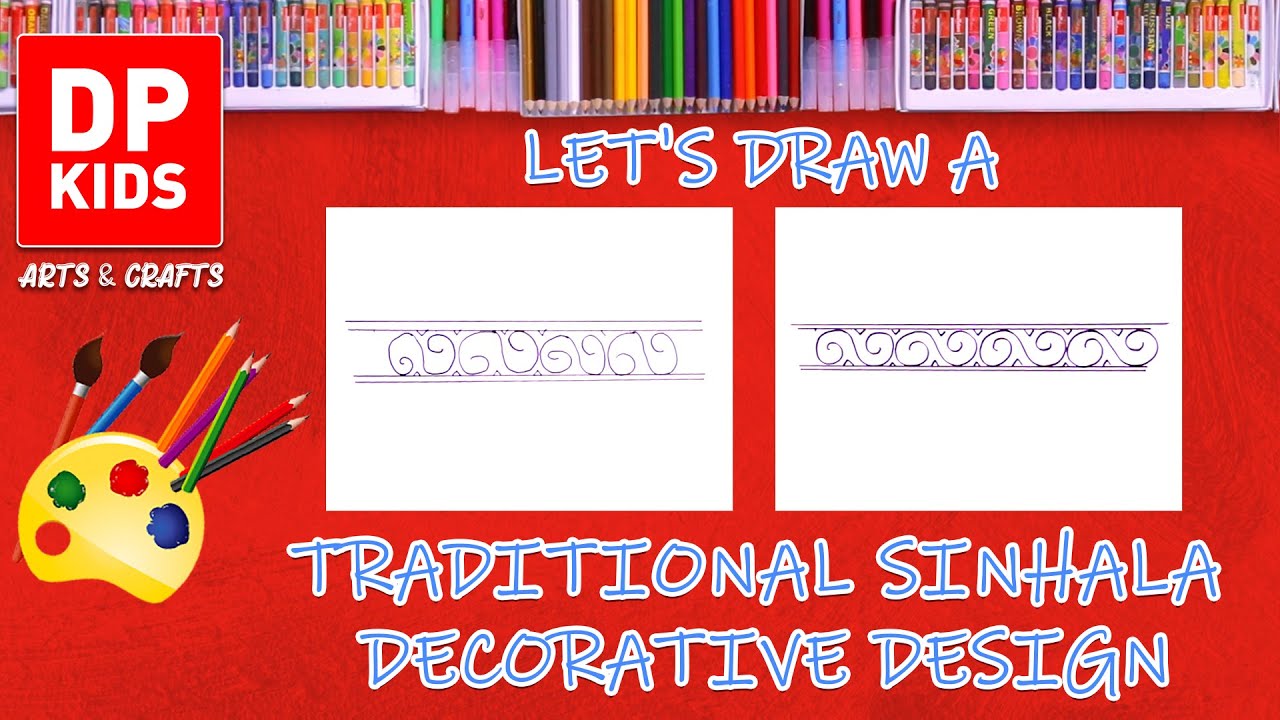 Let's Draw traditional Sinhala decorative designs Suli Deka- DP KIDS ...