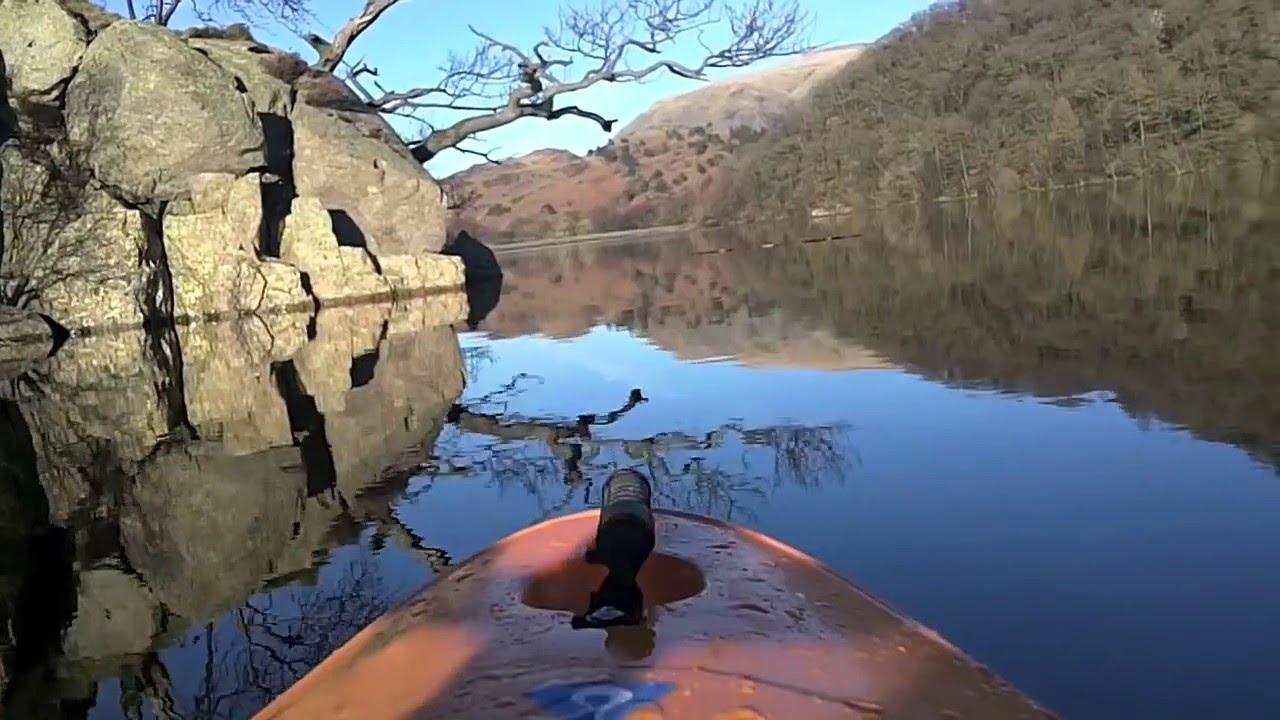 Kayak on Thirlmere Reservoir, Lake District - YouTube
