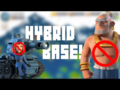 "HOW TO MAKE A HYBRID BASE!" | BOOM BEACH | HQ 16 BASE REVIEW /w Cosmic ...